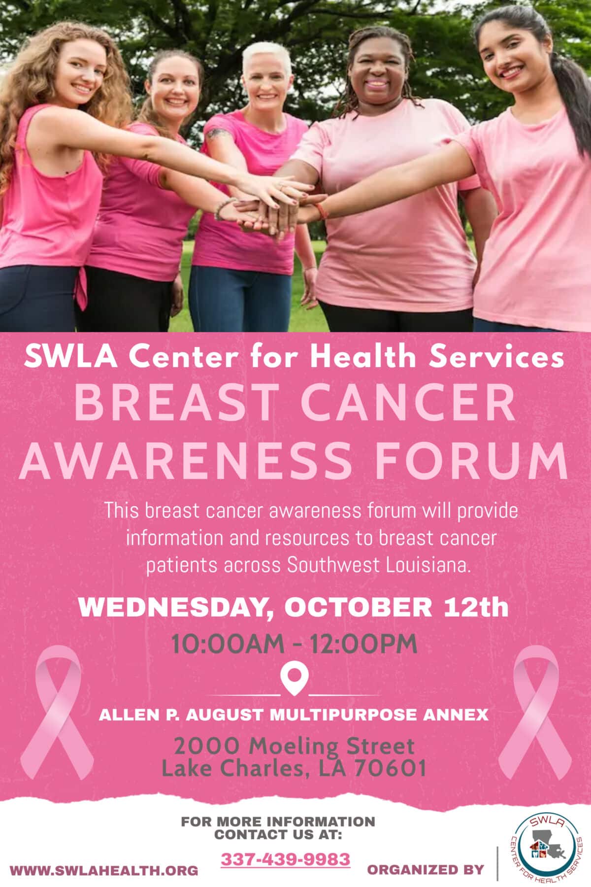 SWLA Center for Health Services Breast Cancer Awareness Forum (Lake ...